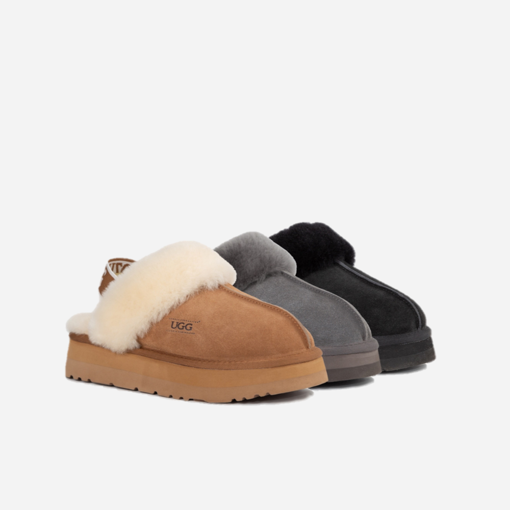 PLATFORM SLIPPER(ELASTIC BACKSTRAP) OZWEAR UGG